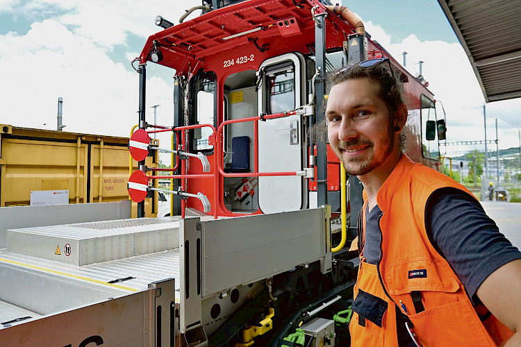 Mathieu Gavin, Infra-Lokführer und Ausbildner : SEV-Online